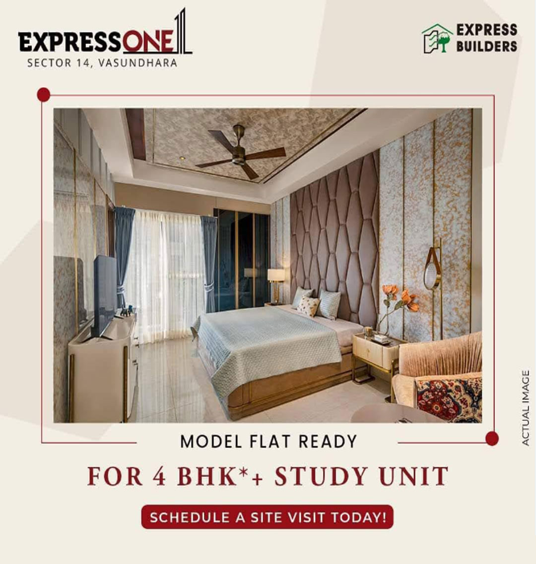 Express One - Luxurious 3 and 4 BHK* + Study Apartments in Vasundhara ...